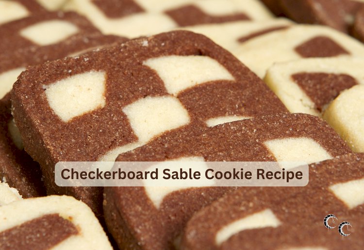 Checkerboard Sable Cookie Recipe - Cordelia Cross - My Little Corner of ...